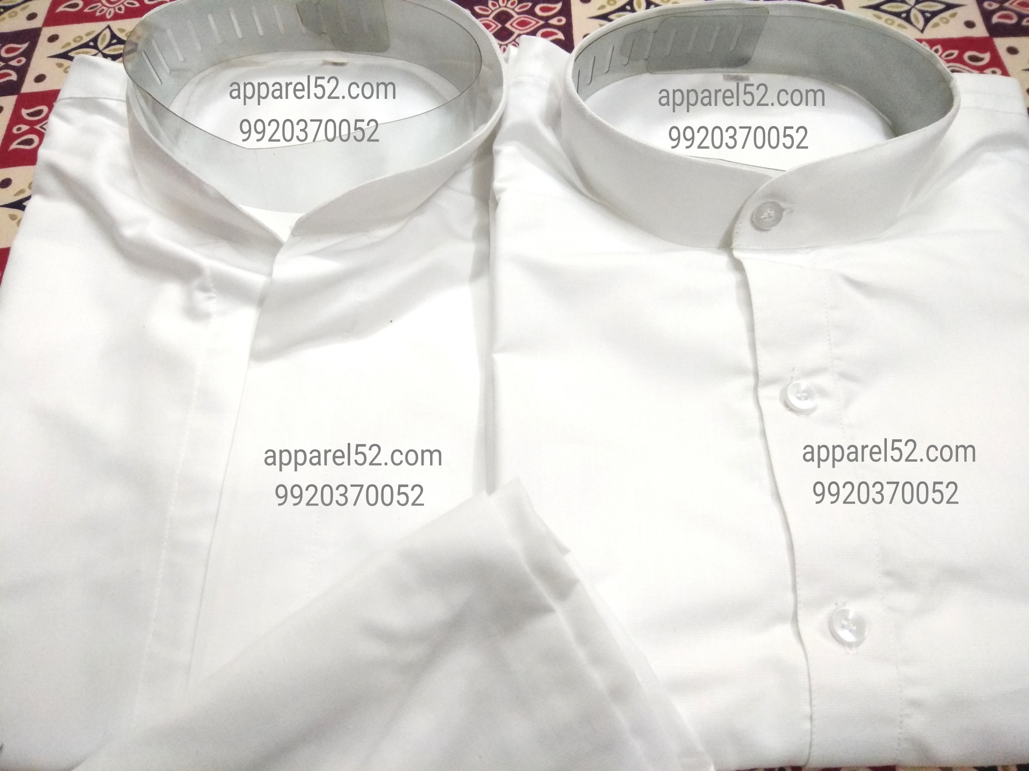 Embroidery and Plain Saya-Kurta-Izar for Bohra Mumineen